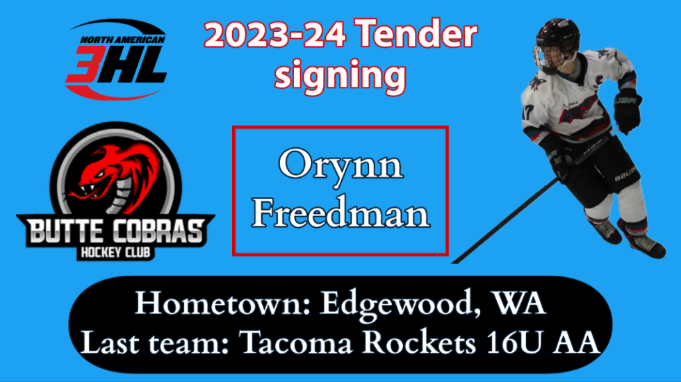 Cobras add Orynn Freedman for 2023-24 | Butte Irish